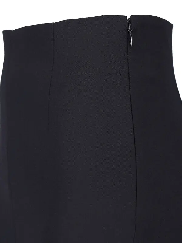 MAISON MARGIELA Virgin Wool Maxi Skirt