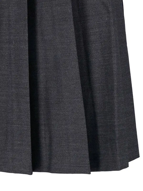 RÓHE Virgin Wool Maxi Skirt - Gray