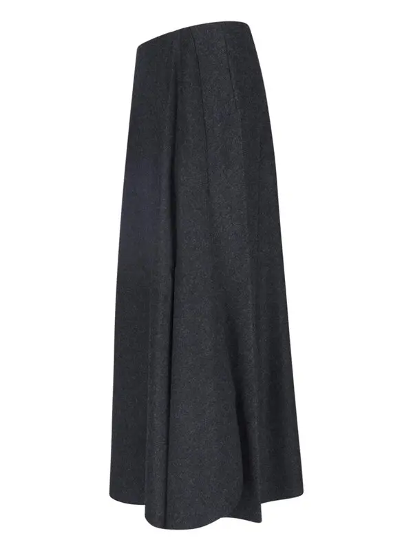 Giorgio Armani Midi Skirt In Virgin Wool