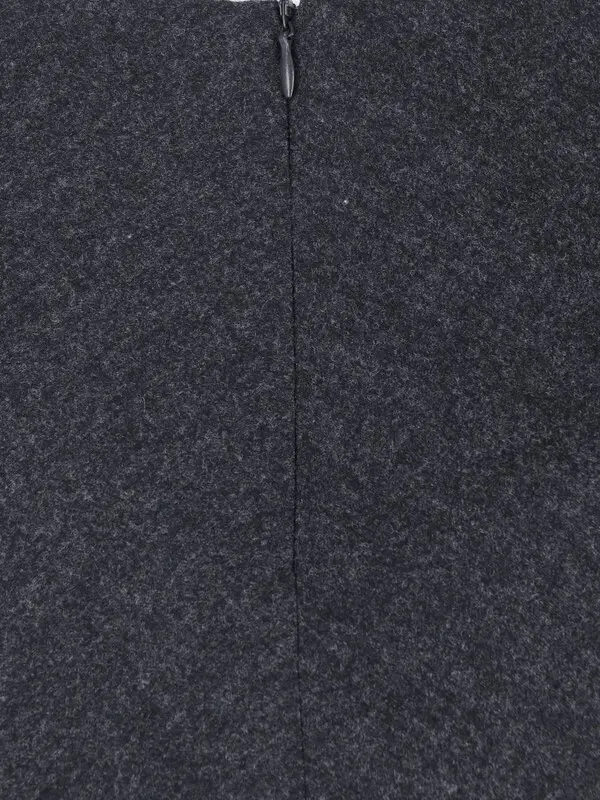 Giorgio Armani Midi Skirt In Virgin Wool