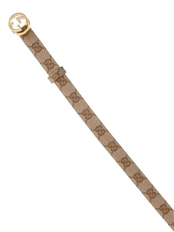 Gucci Thin Belt "gg