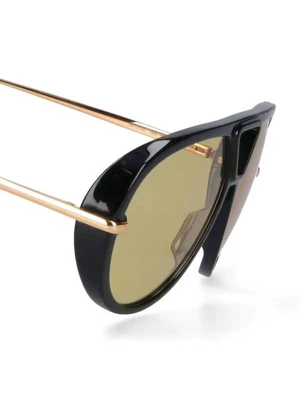 Bottega Veneta Knot Aviator Sunglasses - Black