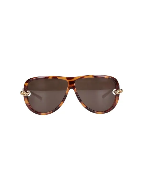 Bottega Veneta Knot Aviator Sunglasses