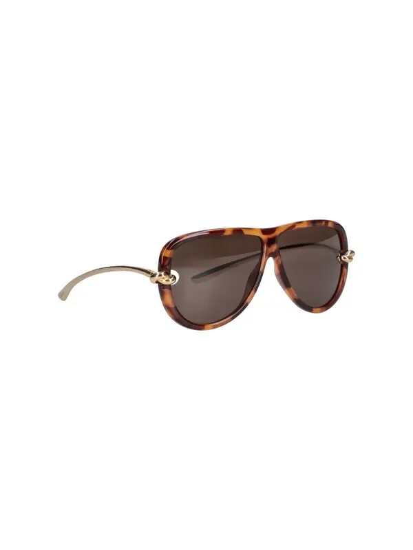 Bottega Veneta Knot Aviator Sunglasses