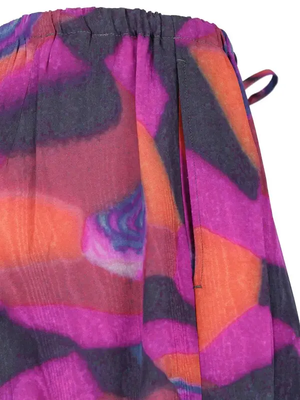 Dries Van Noten Wide Printed Pants