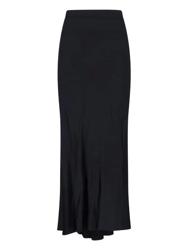 Junya Watanabe Dolce & Gabbana Wool Midi Skirt - Black