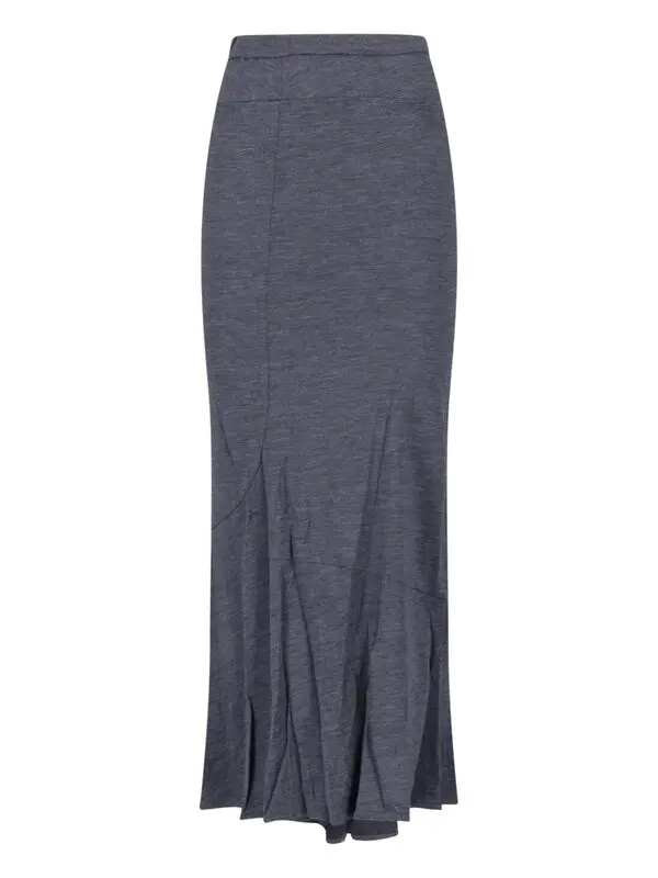 Junya Watanabe Dolce & Gabbana Wool Midi Skirt - Gray