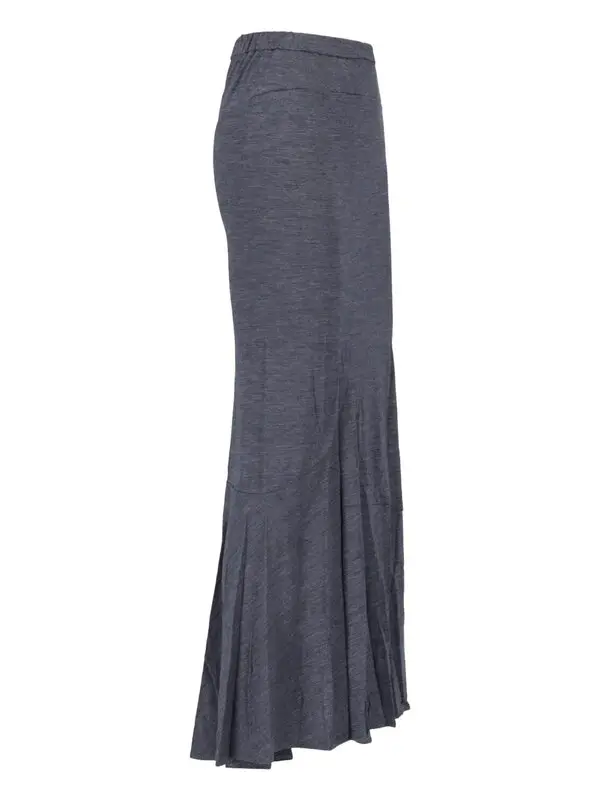 Dolce & Gabbana Junya Watanabe Wool Midi Skirt - Gray