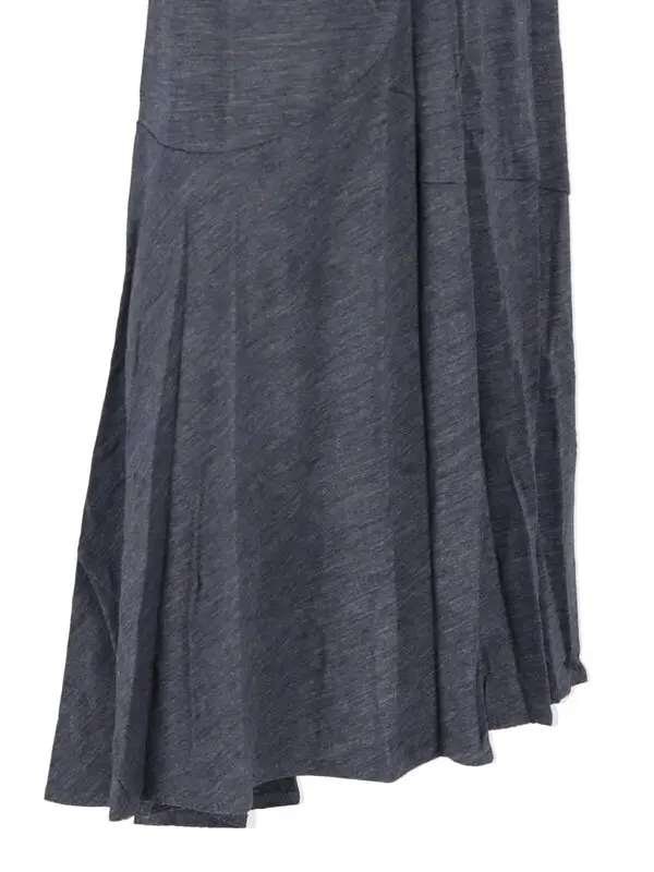 Dolce & Gabbana Junya Watanabe Wool Midi Skirt - Gray
