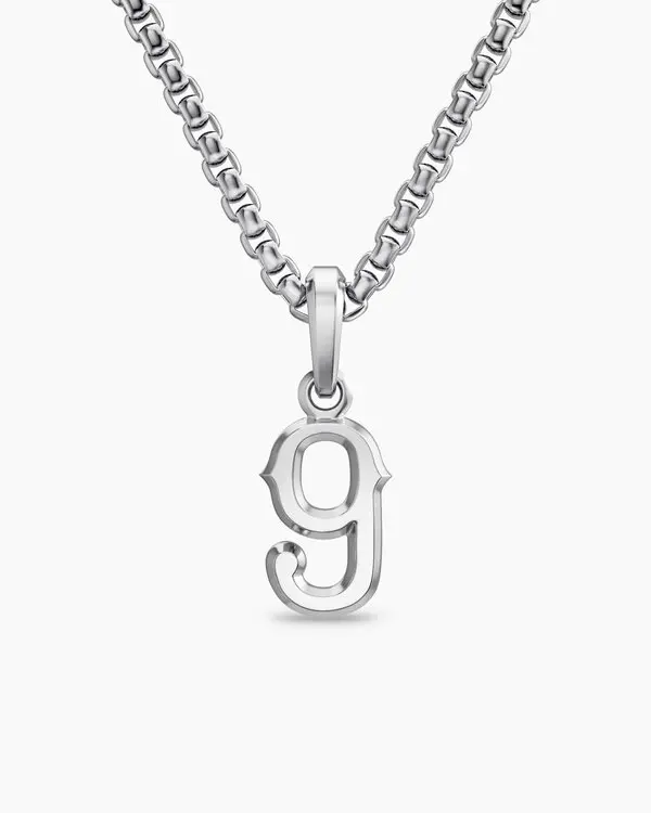 David Yurman Number One Amulet In Sterling Silver - 9