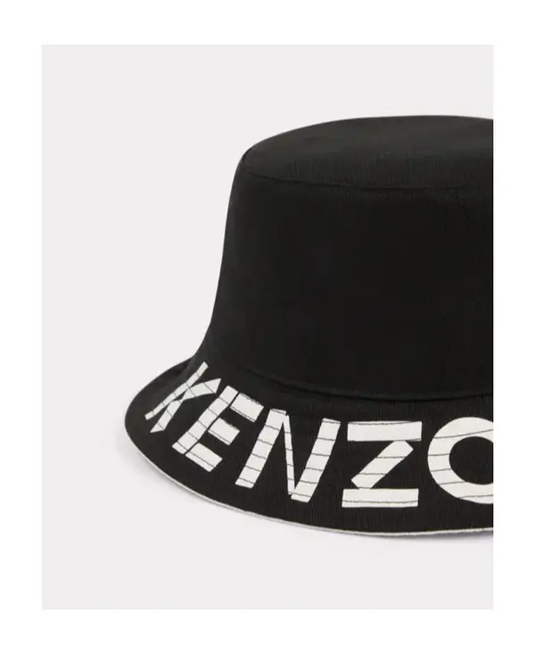 Kenzo Logo Patch Reversible Bucket Hat