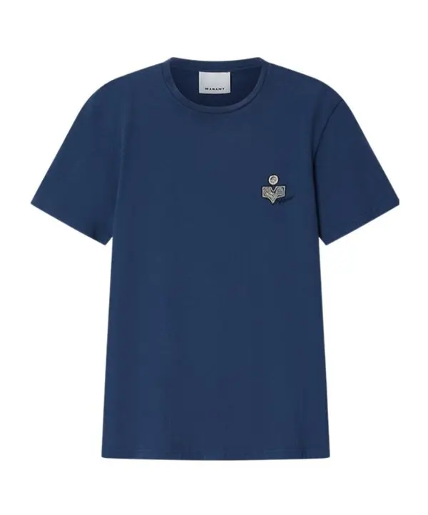 Isabel Marant Étoile Honore Tee Shirt - Navy Blue