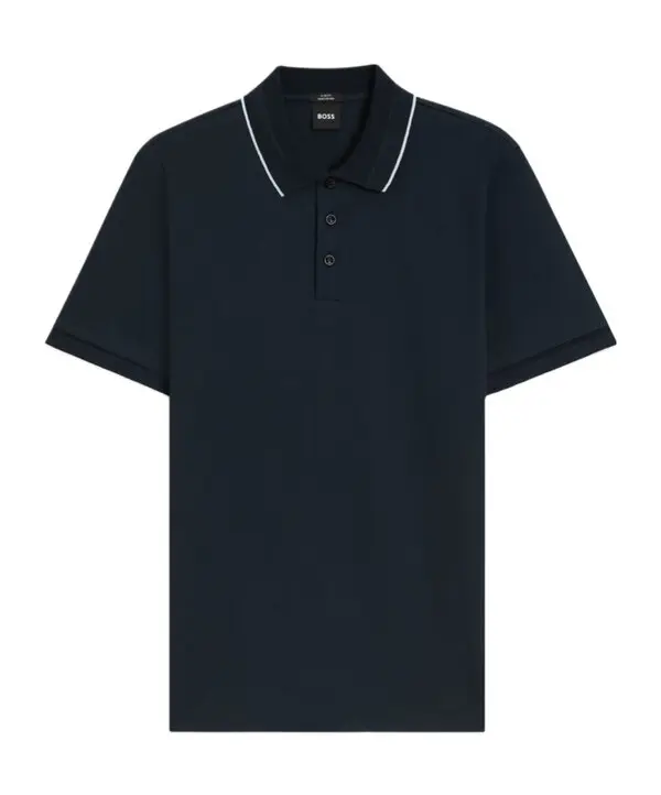Hugo Boss Short-sleeved Polo Shirt - Dark Blue