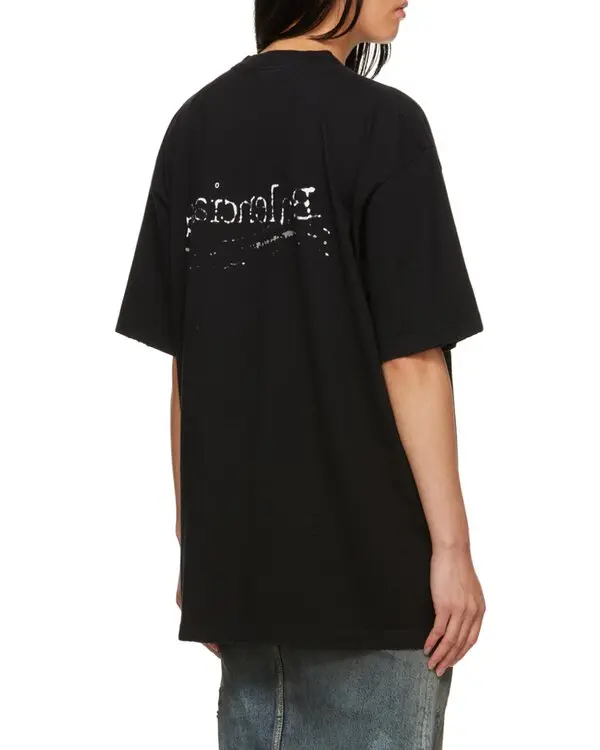 Balenciaga Logo Printed Oversized T-shirt