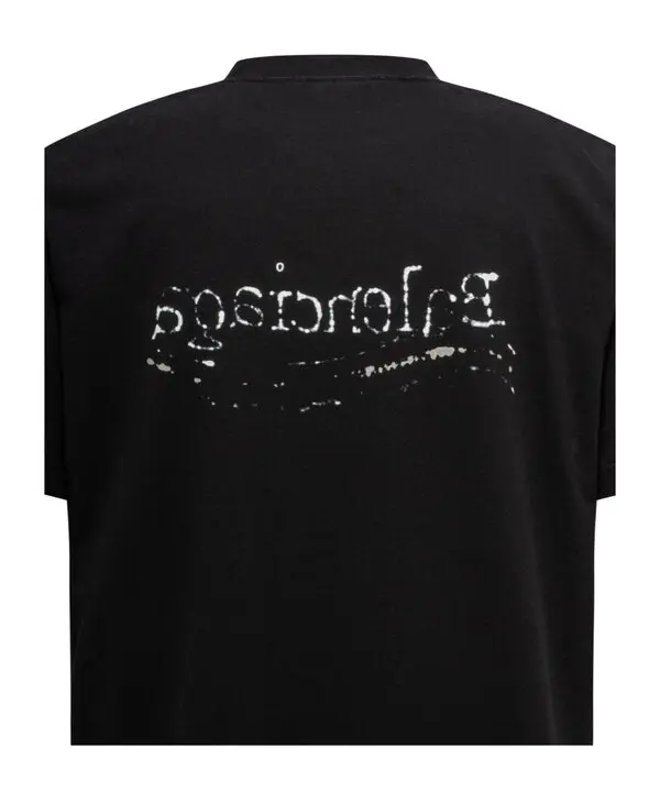 Balenciaga Logo Printed Oversized T-shirt