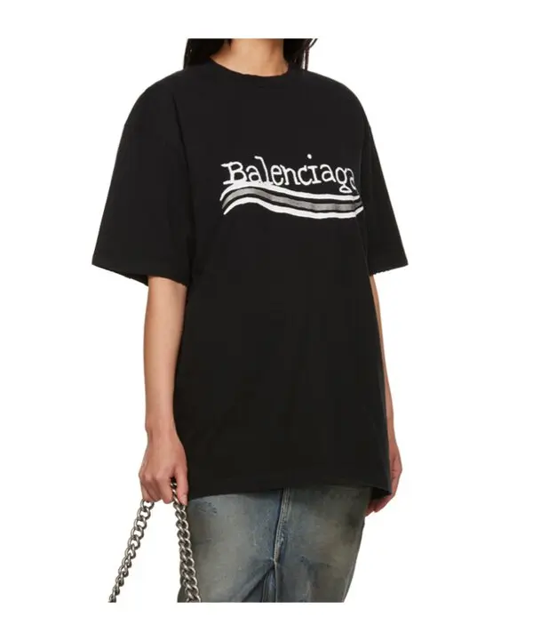 Balenciaga Logo Printed Oversized T-shirt