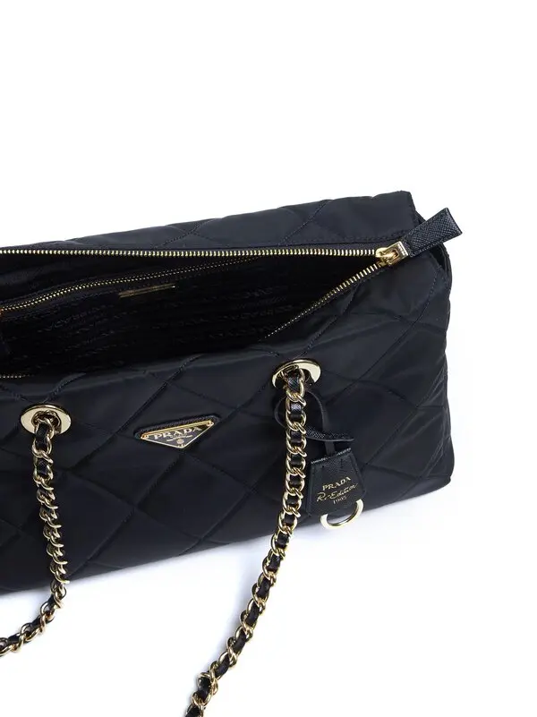 Prada Quilted Chain-linked Shoulder Bag