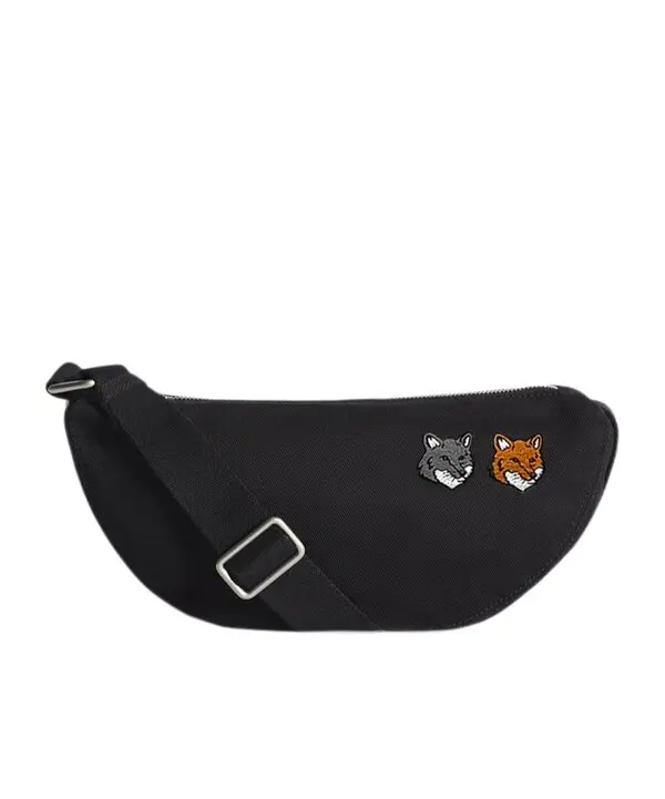 Maison Kitsuné Zippered Shoulder Bag