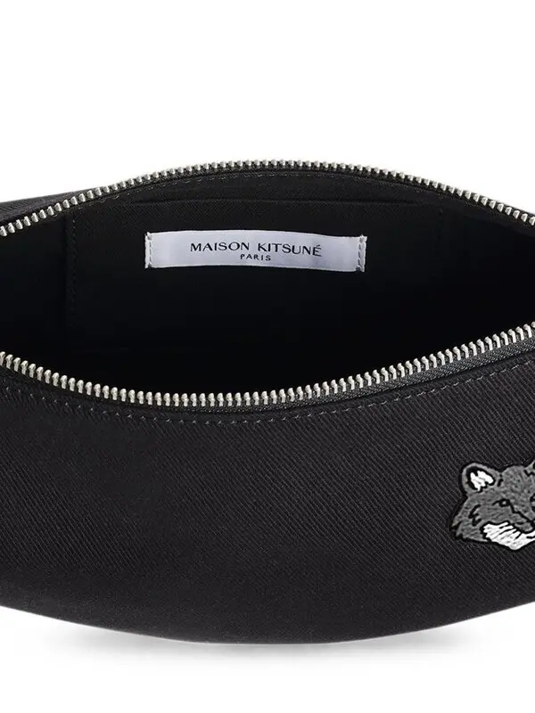 Maison Kitsuné Zippered Shoulder Bag