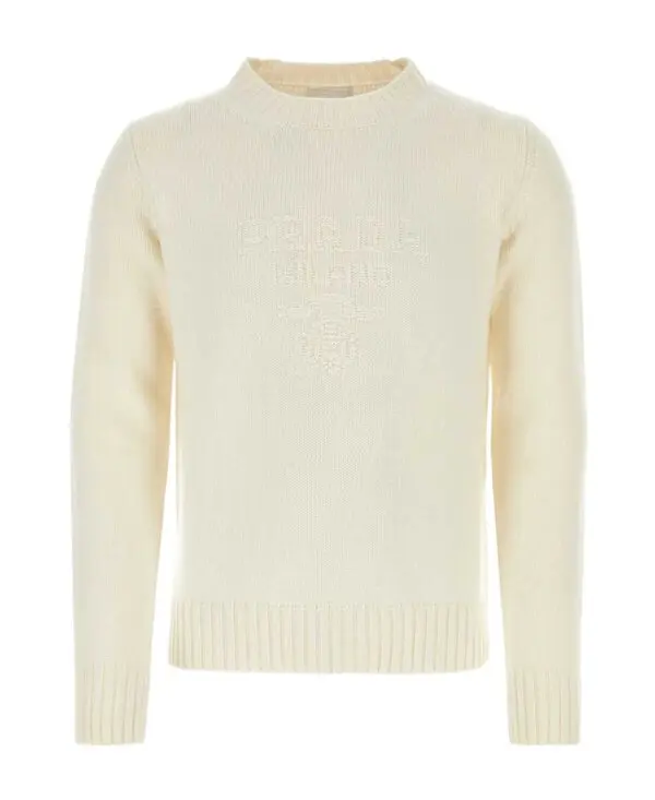 Prada Logo Inlat Crewneck Jumper