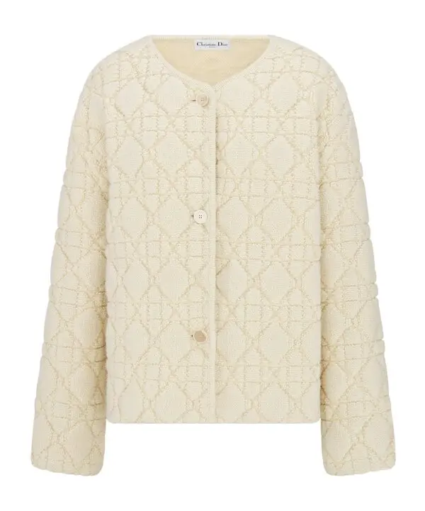 Dior Dioralps Cannage Jacket - White