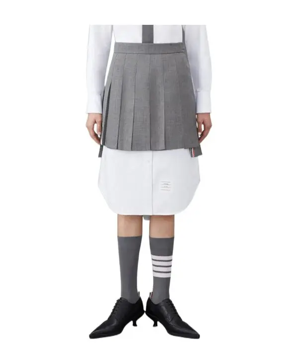 Thom Browne Pleated Mini Skirt