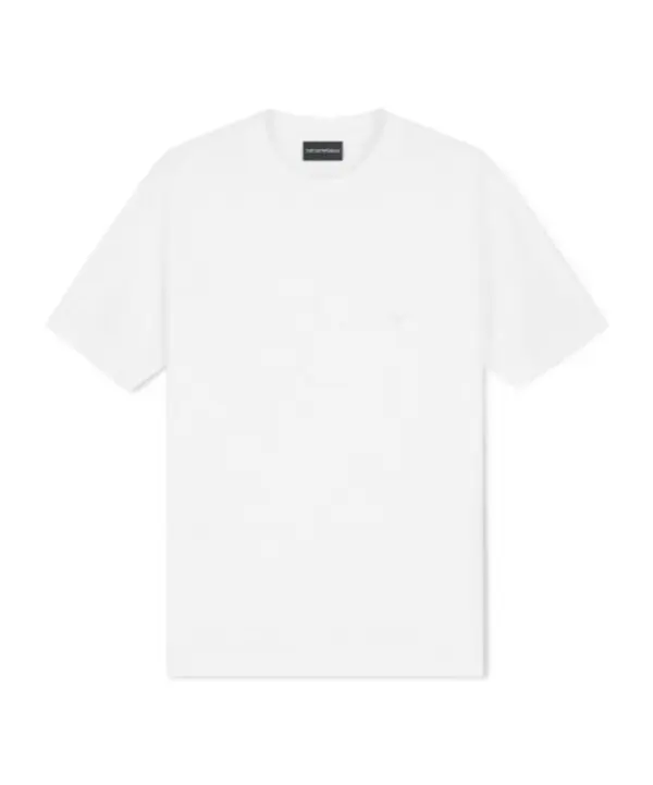 Emporio Armani Travel Essential Lyocell Blend Jersey T-shirt - White