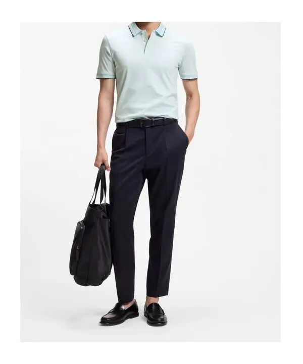 Hugo Boss Short-sleeved Polo Shirt - Light Blue