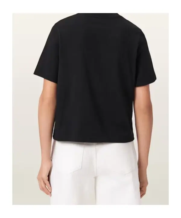 ALLSAINTS Lisa Embossed Crew Neck T-shirt