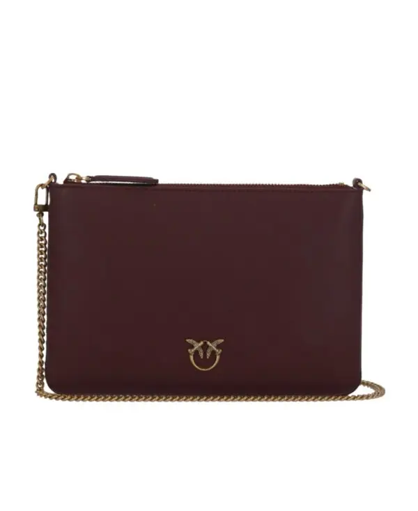 Pinko Classic Flat Love Simply Crossbody Bag - Black
