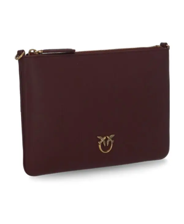 Pinko Classic Flat Love Simply Crossbody Bag - Black