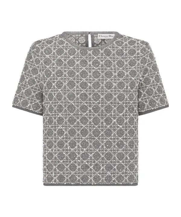 Dior Macrocannage Short-sleeved Top