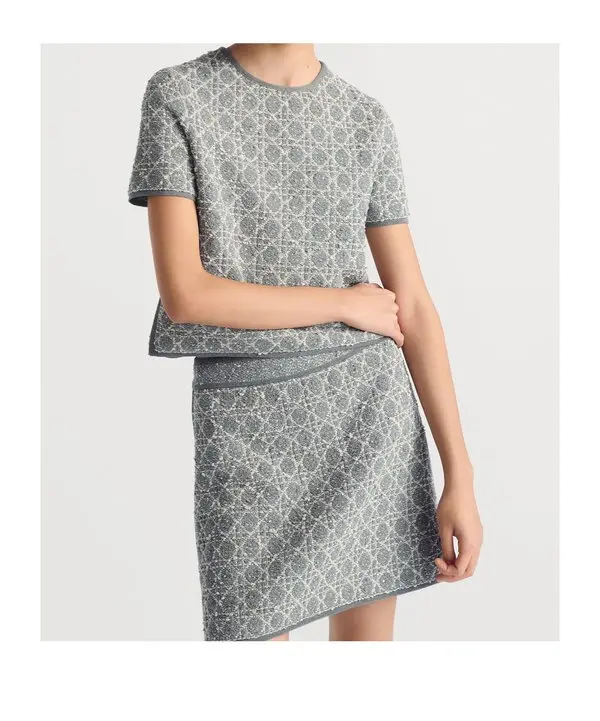 Dior Macrocannage Short-sleeved Top