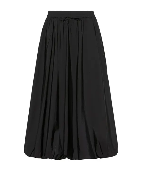 Max Mara Long Water-repellent Canvas Skirt