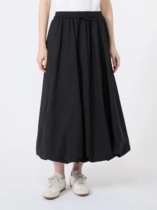 Max Mara Long Water-repellent Canvas Skirt