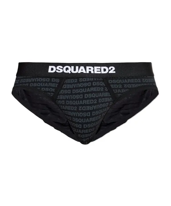 Dsquared2 Logo Briefs - Black