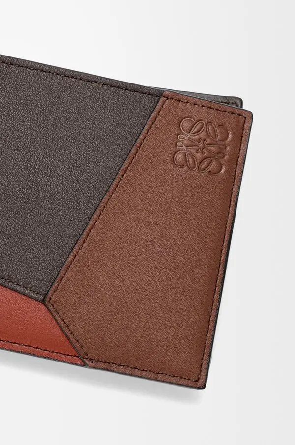 Loewe Puzzle Bifold Wallet In Classic Calfskin