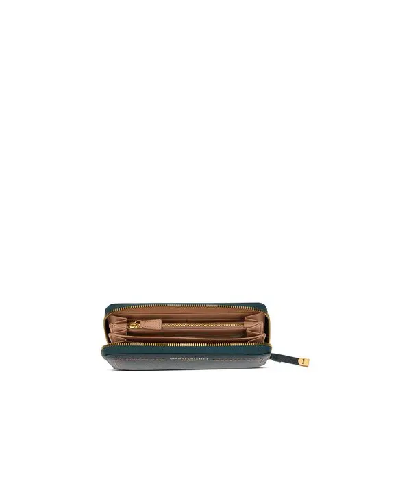 GIANNI CHIARINI Zip-around Stitch-detail Wallet