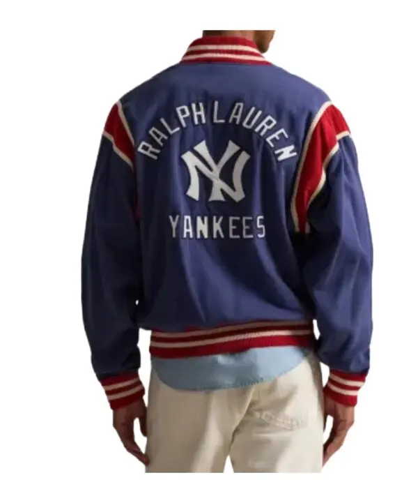 Polo Ralph Lauren X Ny Yankees Snap-button Bomber Jacket