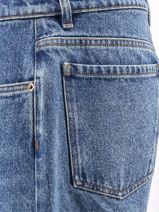Miu Miu Light Wash Denim Flare Jeans