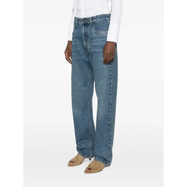 Miu Miu Light Wash Denim Flare Jeans