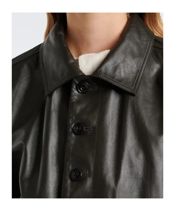 LEMAIRE Leather Blouson Jacket