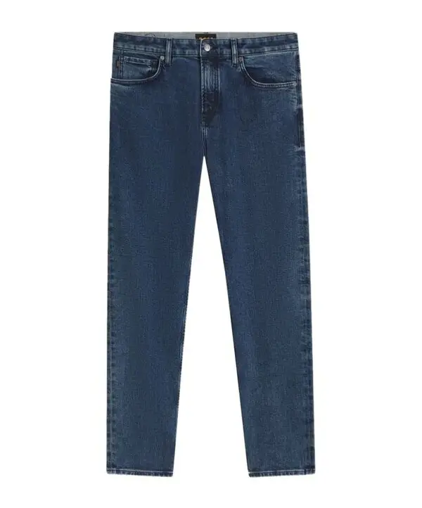 Hugo Boss Belt-loop Jeans - Medium Blue