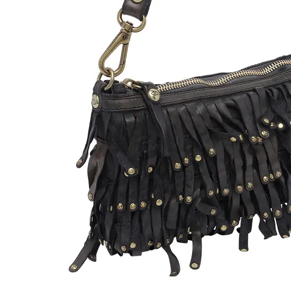 CAMPOMAGGI Zippered Shoulder Bag