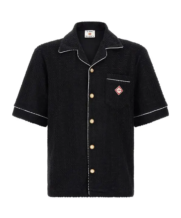 Casablanca Short-sleeved Shirt - Black