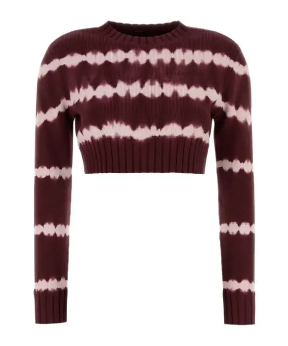 Balenciaga Crew Neck Knitted Pullover