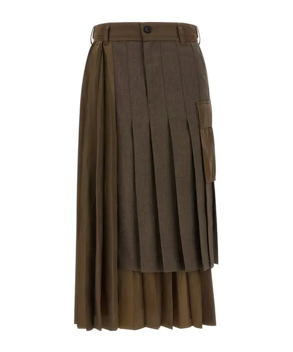 Sacai Pleated Skirt
