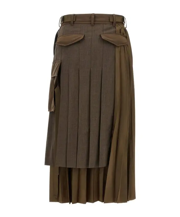 Sacai Pleated Skirt
