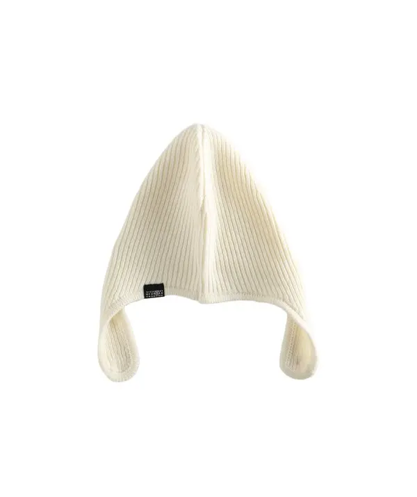 MAISON MARGIELA Ribbed Aviator Beanie