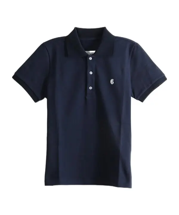 MAISON MARGIELA Logo-print Short-sleeve Polo Shirt